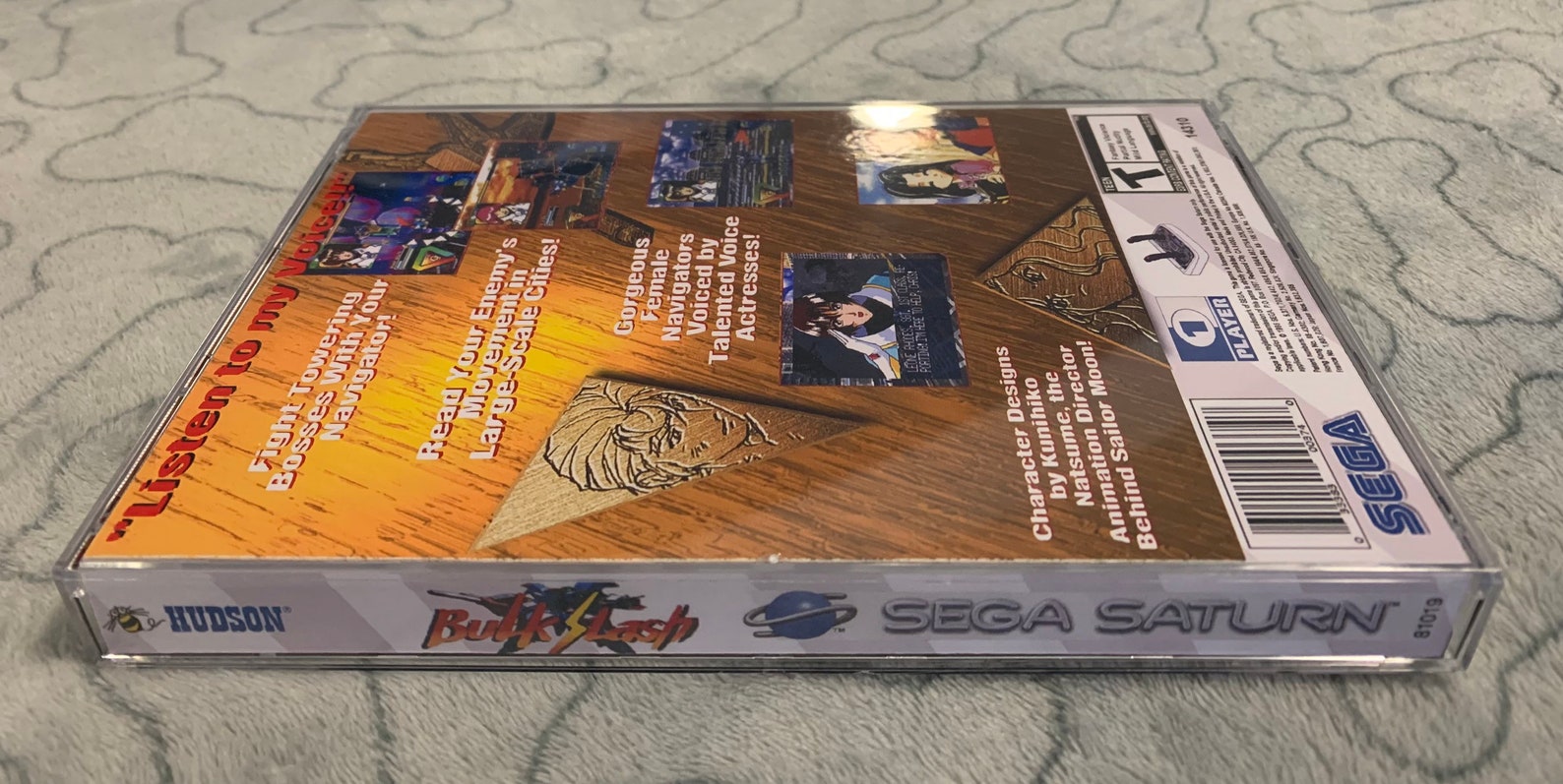 Bulk Slash Sega Saturn, Custom Case W/inserts & Foam READ Description ...