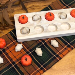 Wooden Ten Frame Counting Tray Educational Toy Preschool and ...