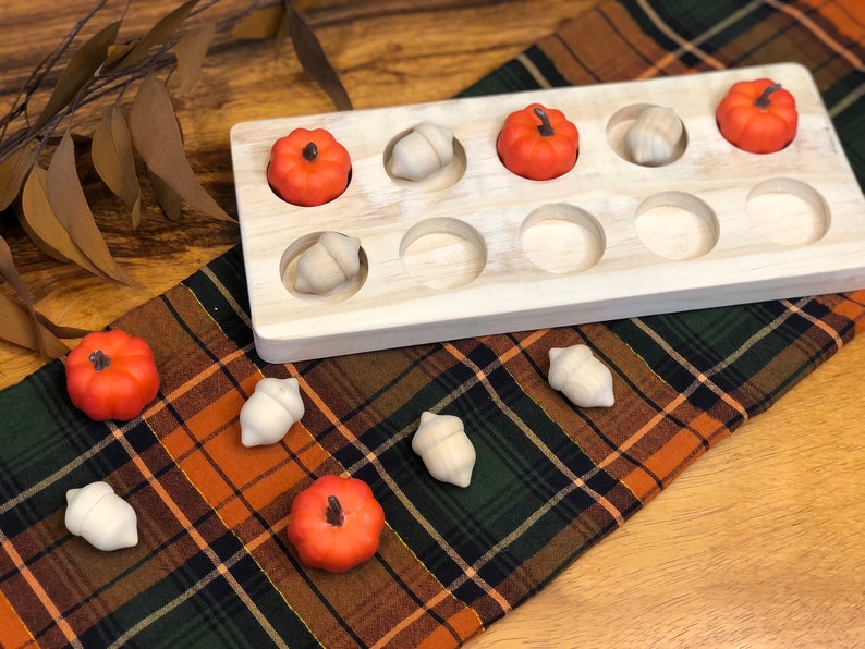 Wooden Ten Frame Counting Tray Educational Toy Preschool - Etsy