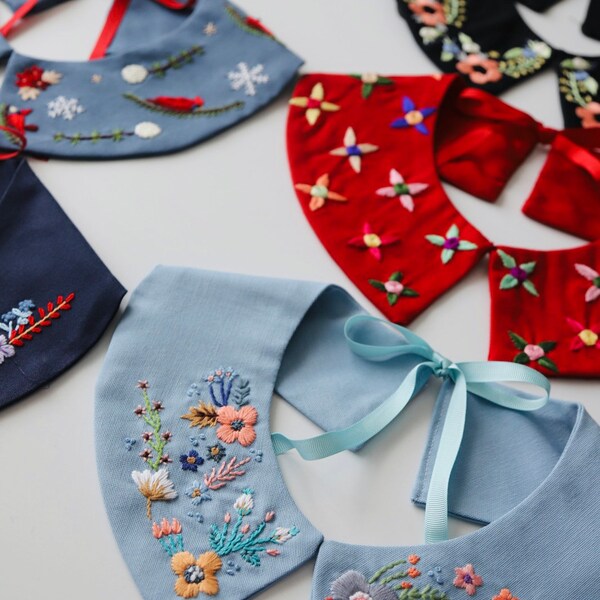 Embroidery Collar - Etsy