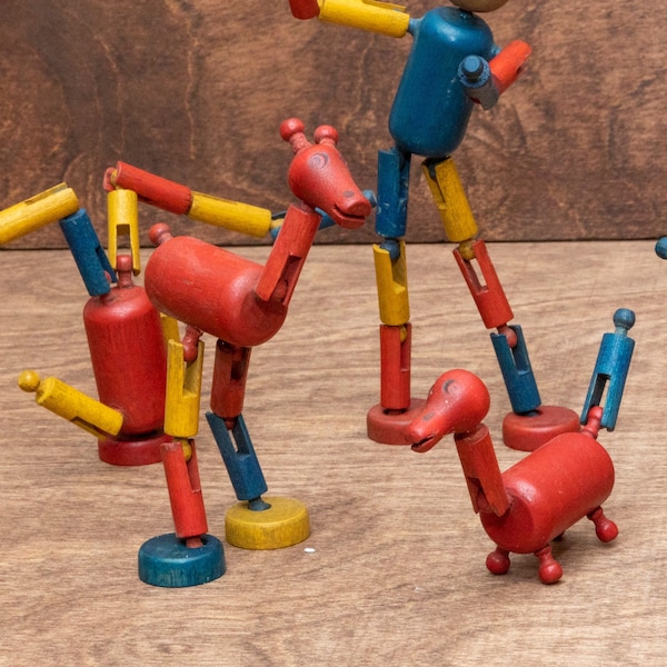 Vintage Wood Toys - Etsy