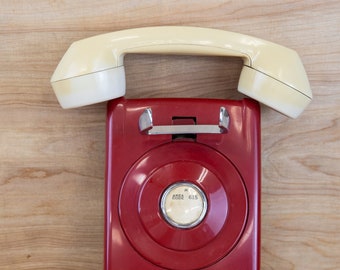 Working Rotary Phone Red Telephone Western Electric CD 500 - Etsy