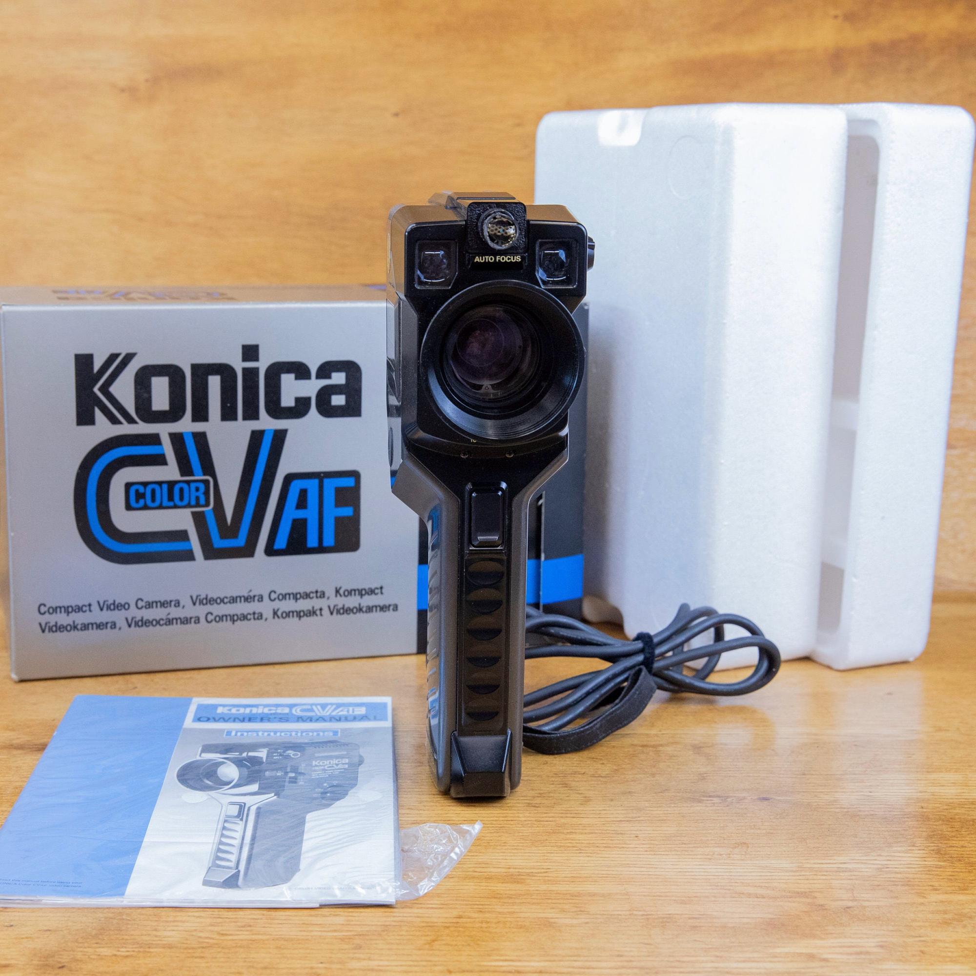 Vintage Electronic Camera, Compact Video Camera, 1980s Wired Vintage Electronic Camera, Compact Video Camera, 1980s Wired