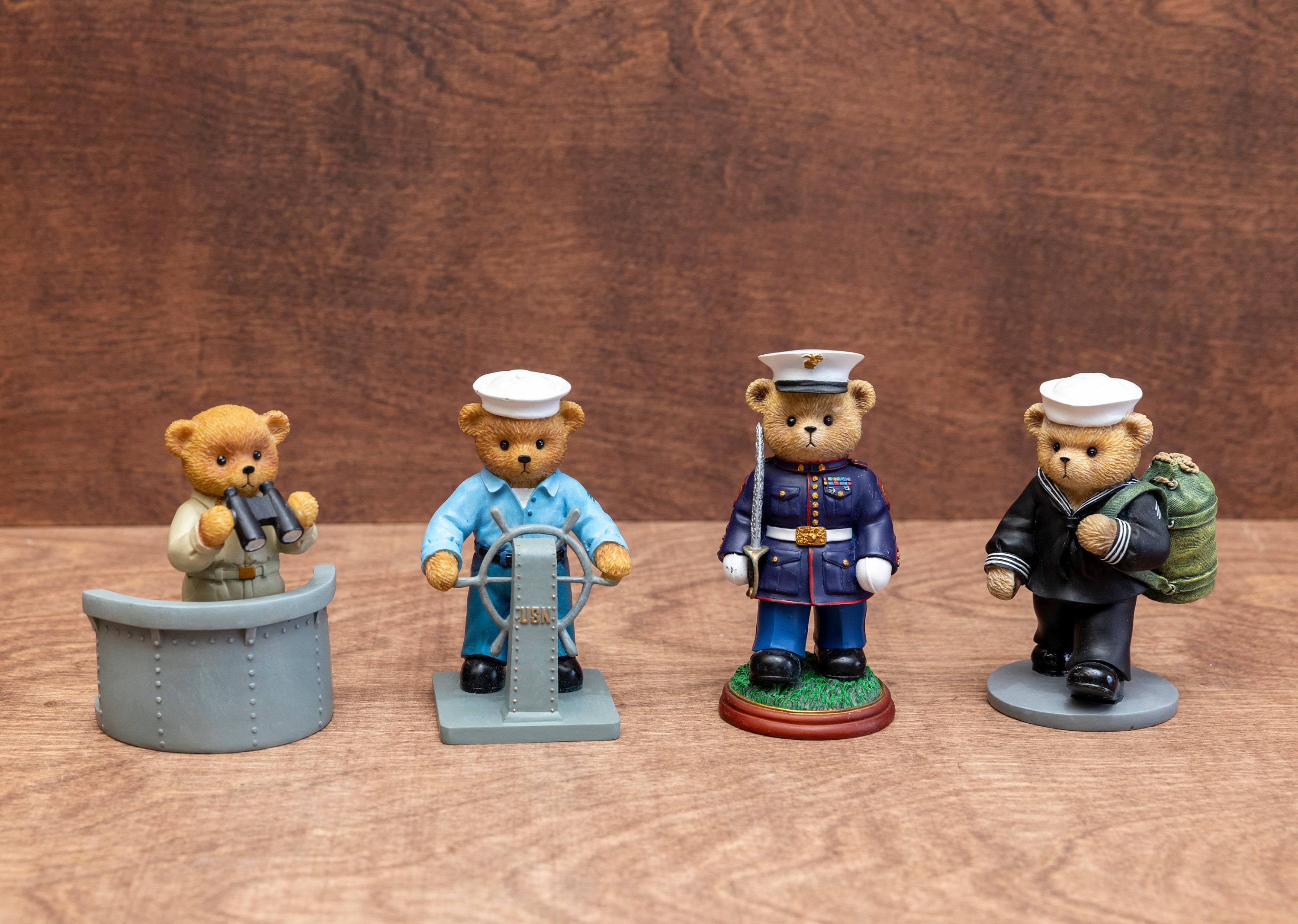 Teddies in the Navy Bears Enesco Figurines Hamilton Collection - Etsy