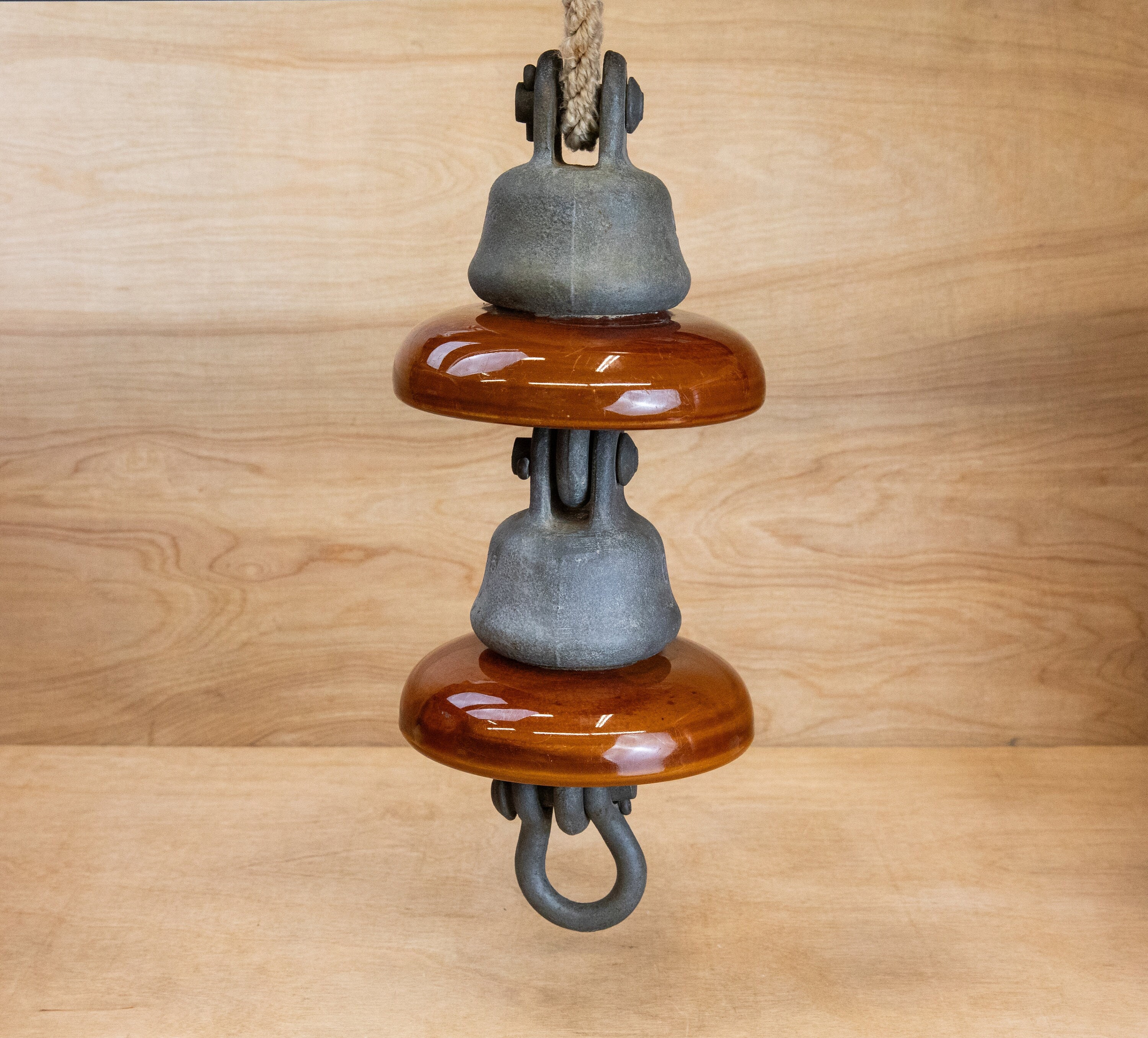 Ceramic Cast Iron Insulators, Antique Bell Farmhouse Decor, Porcelain ...