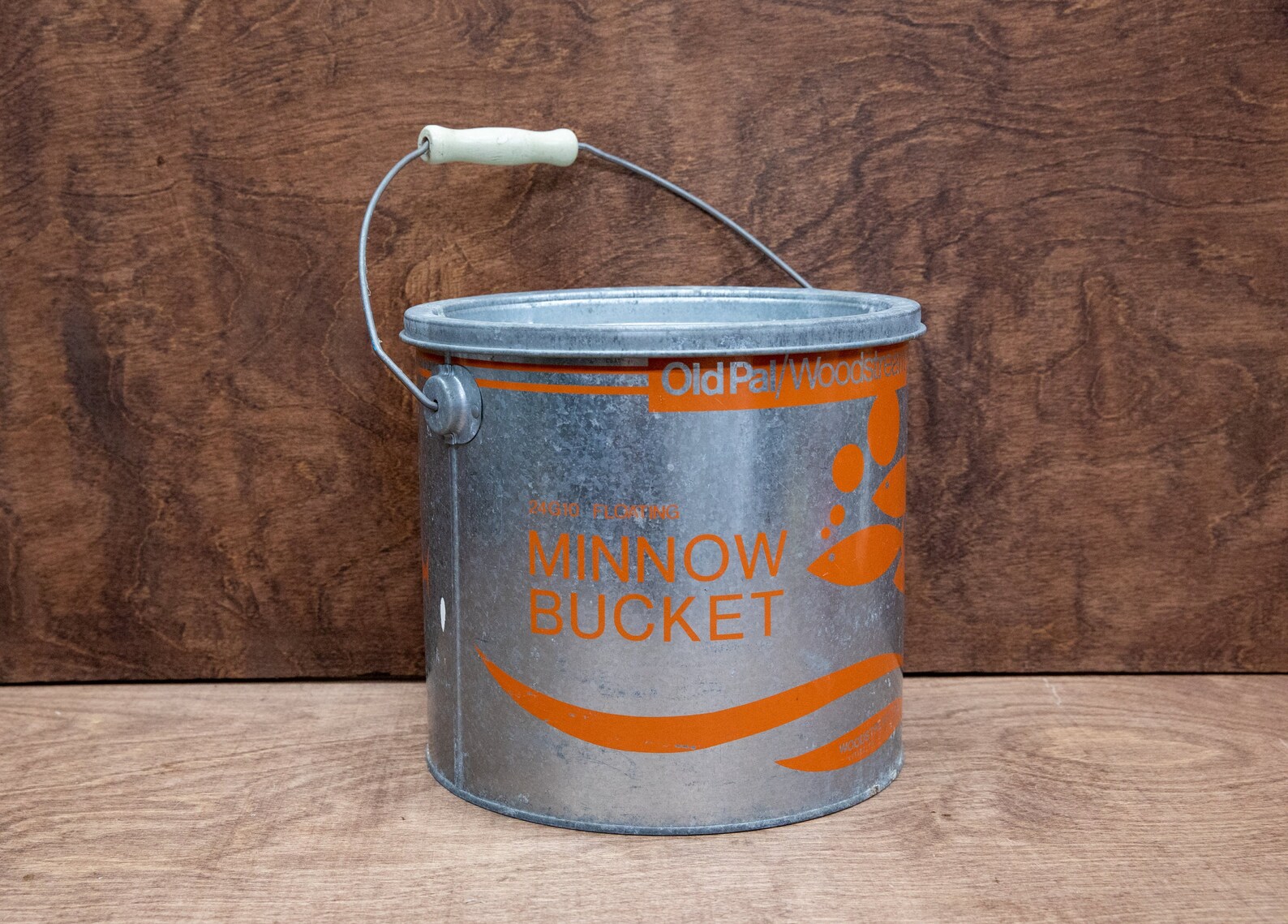 Vintage Minnow Bucket Fishing Cabin Decor Live Bait Bucket - Etsy