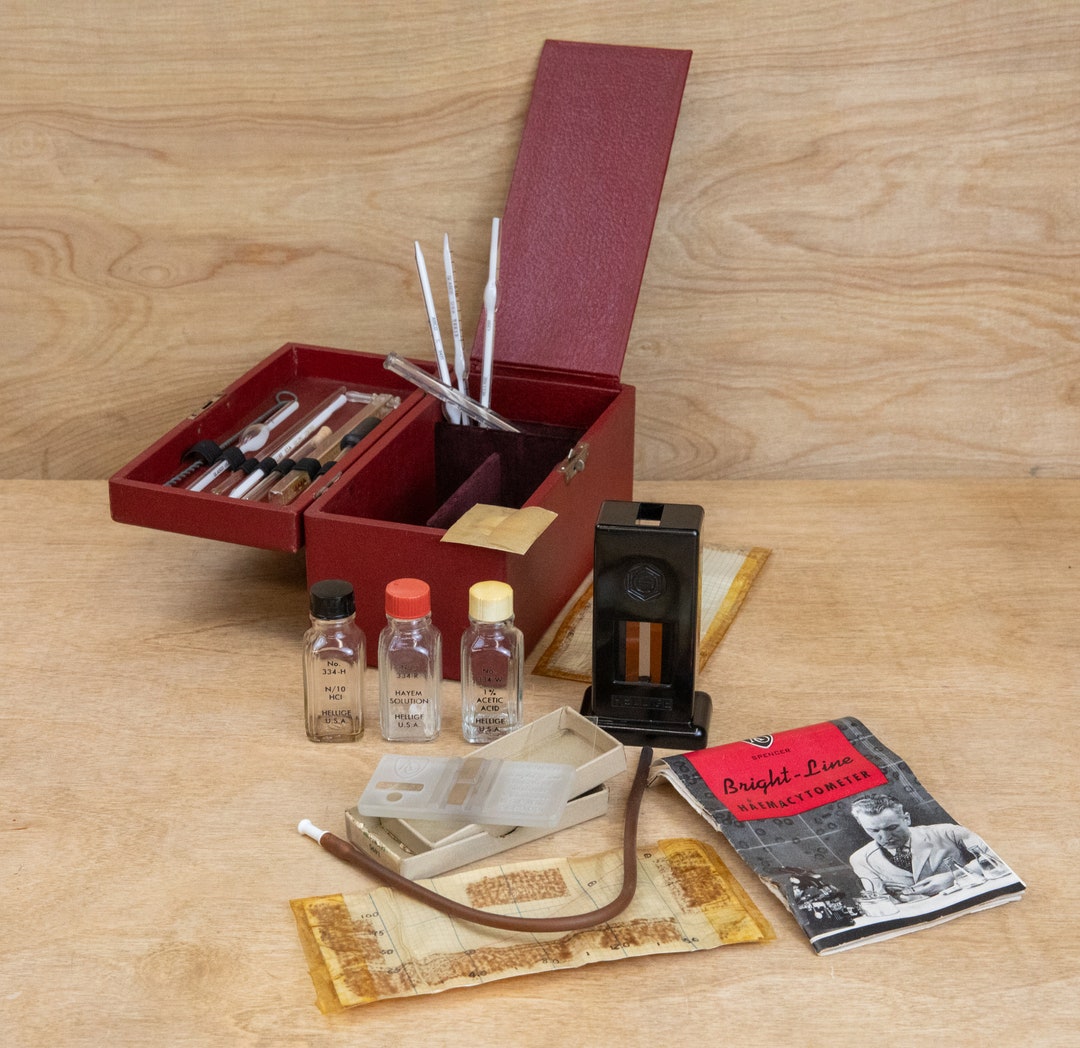 Antique Medical Device, Vintage Hellige Sahli Hemometer ,doctor Medical ...