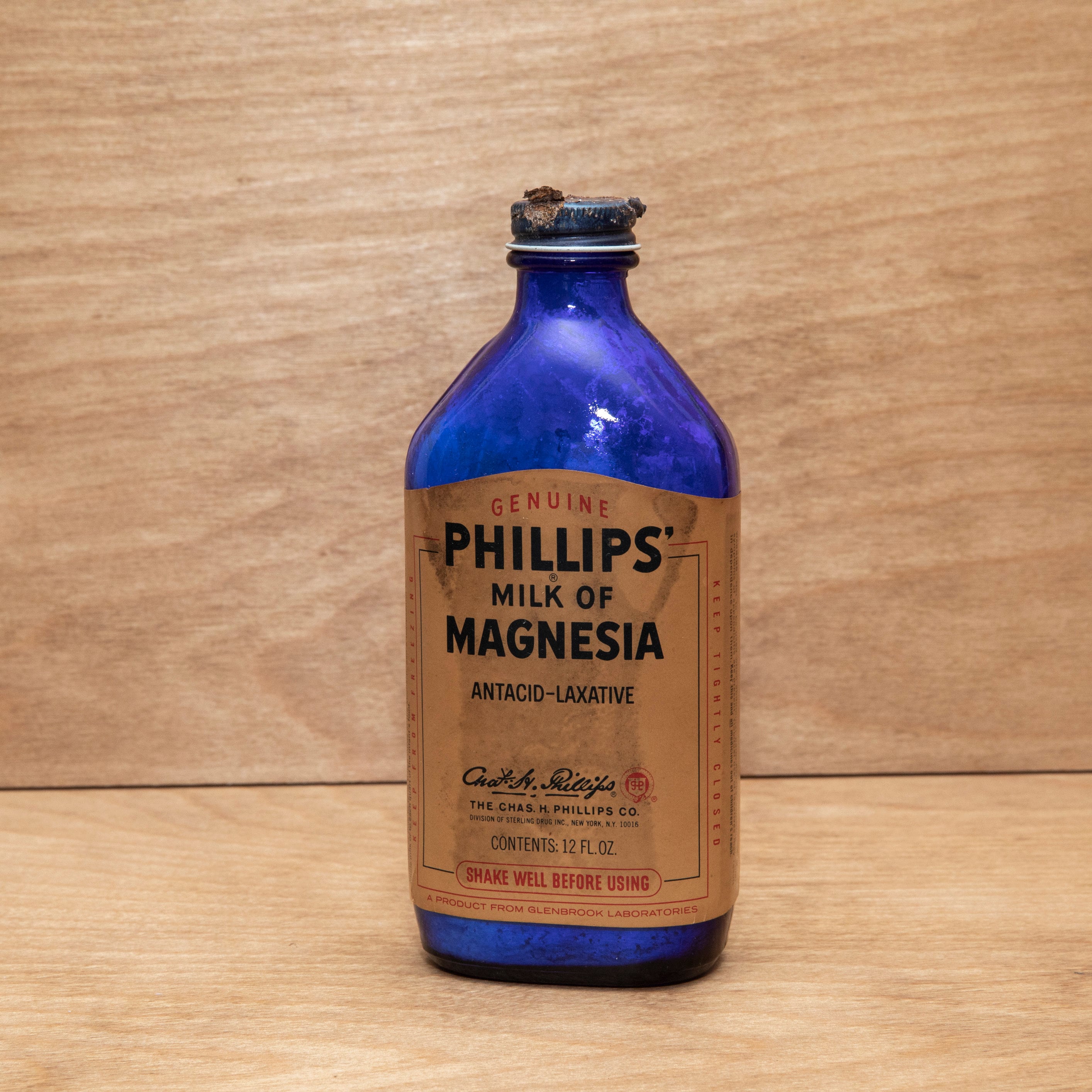 Vintage Medicine Bottle, Blue Medicine Jar, Old Blue Bottle, Genuine ...