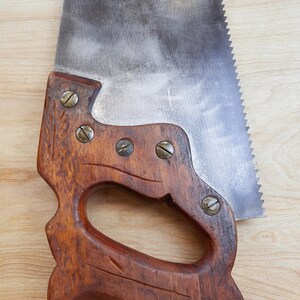 Vintage Hand Saw, 1940s Henry Disston 26", Collectible Woodworking Gift ...