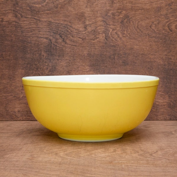 Yellow Mixing Bowl - Etsy