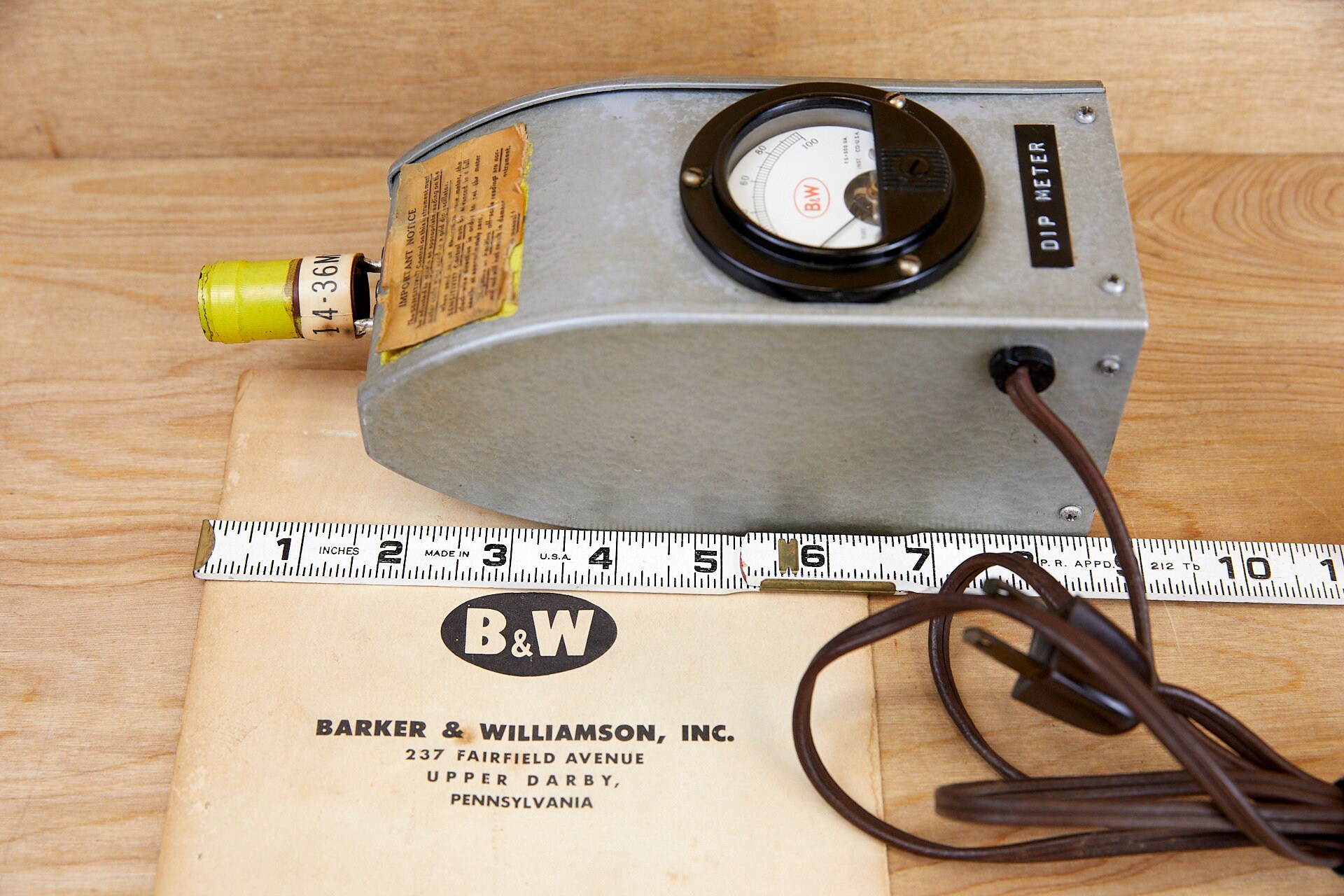 Vintage Electronic Gear, Ham Radio Gear, 1970s Radio Dip Meter ...