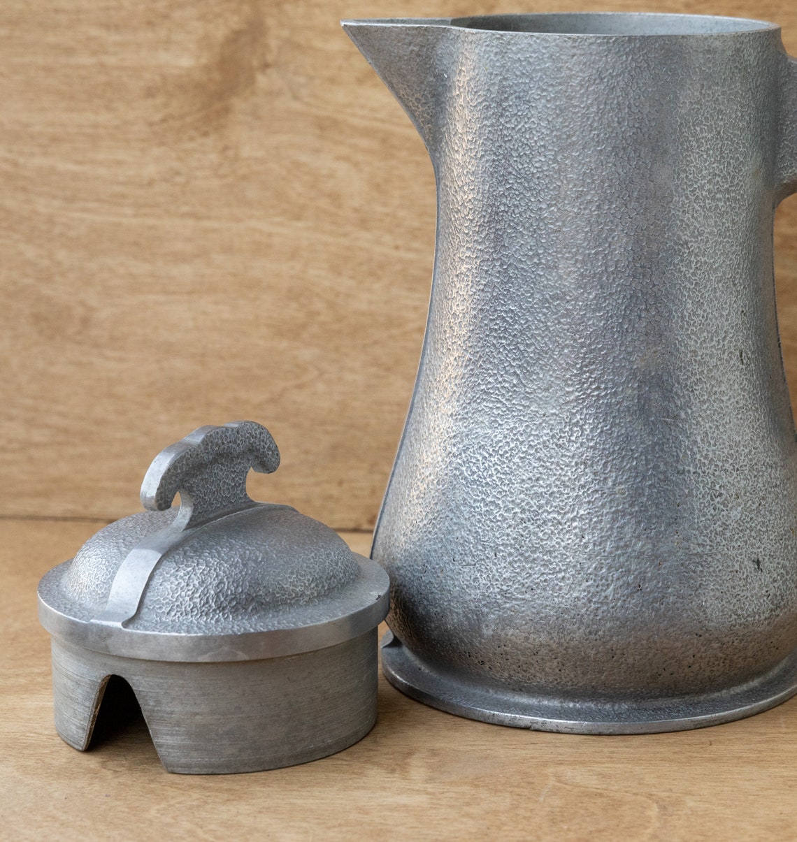 MCM Coffee Pot Metal Pitcher Guardian Service Aluminum - Etsy