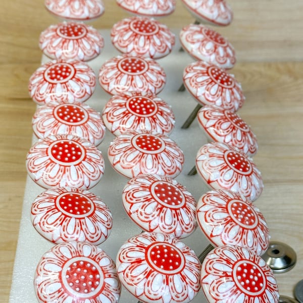 Ceramic Drawer Knobs - Etsy