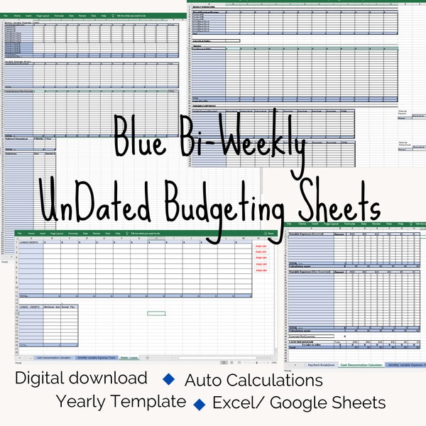 Cash Stuffing Sheet - Etsy UK