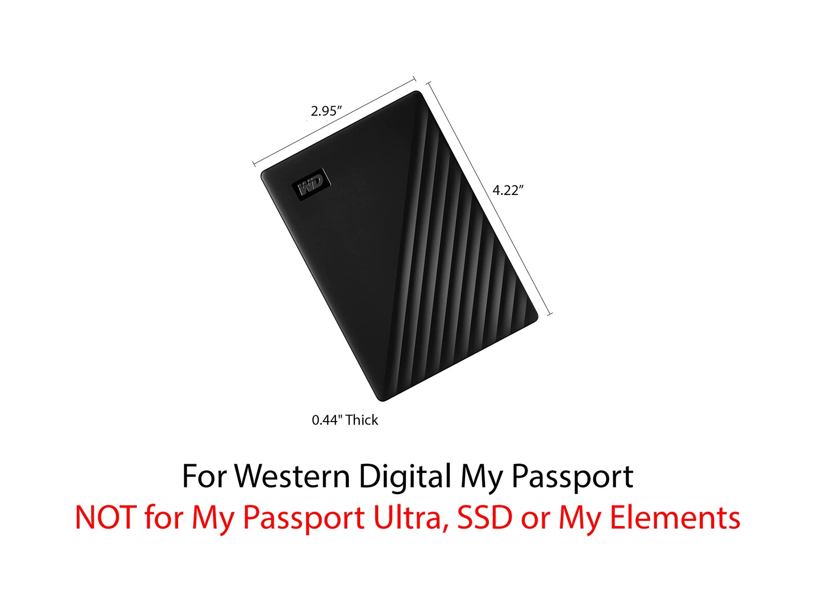 WD My Passport External Hard Drive Rack Holder Case Caddy - Etsy