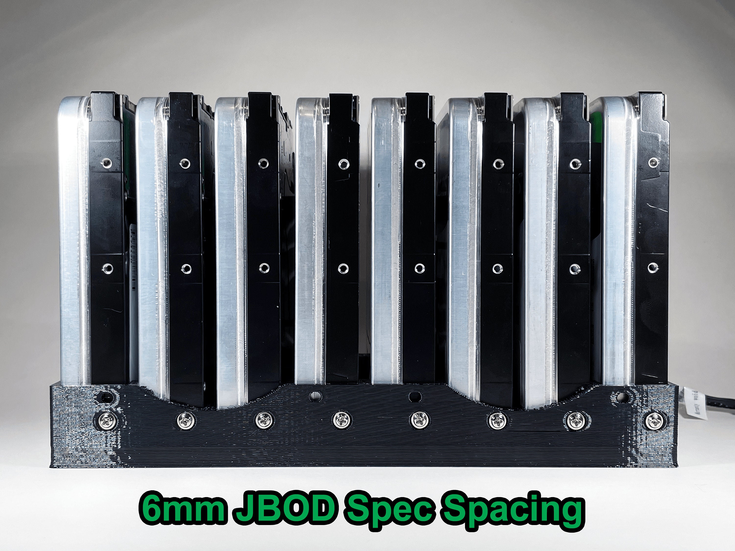 8 Bay Hard Drive Rack Holder Cage Case Caddy Test Bench W/ Fan - Etsy