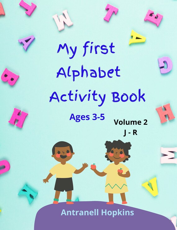 My First Alphabet Activity Book Vol 2 - Etsy