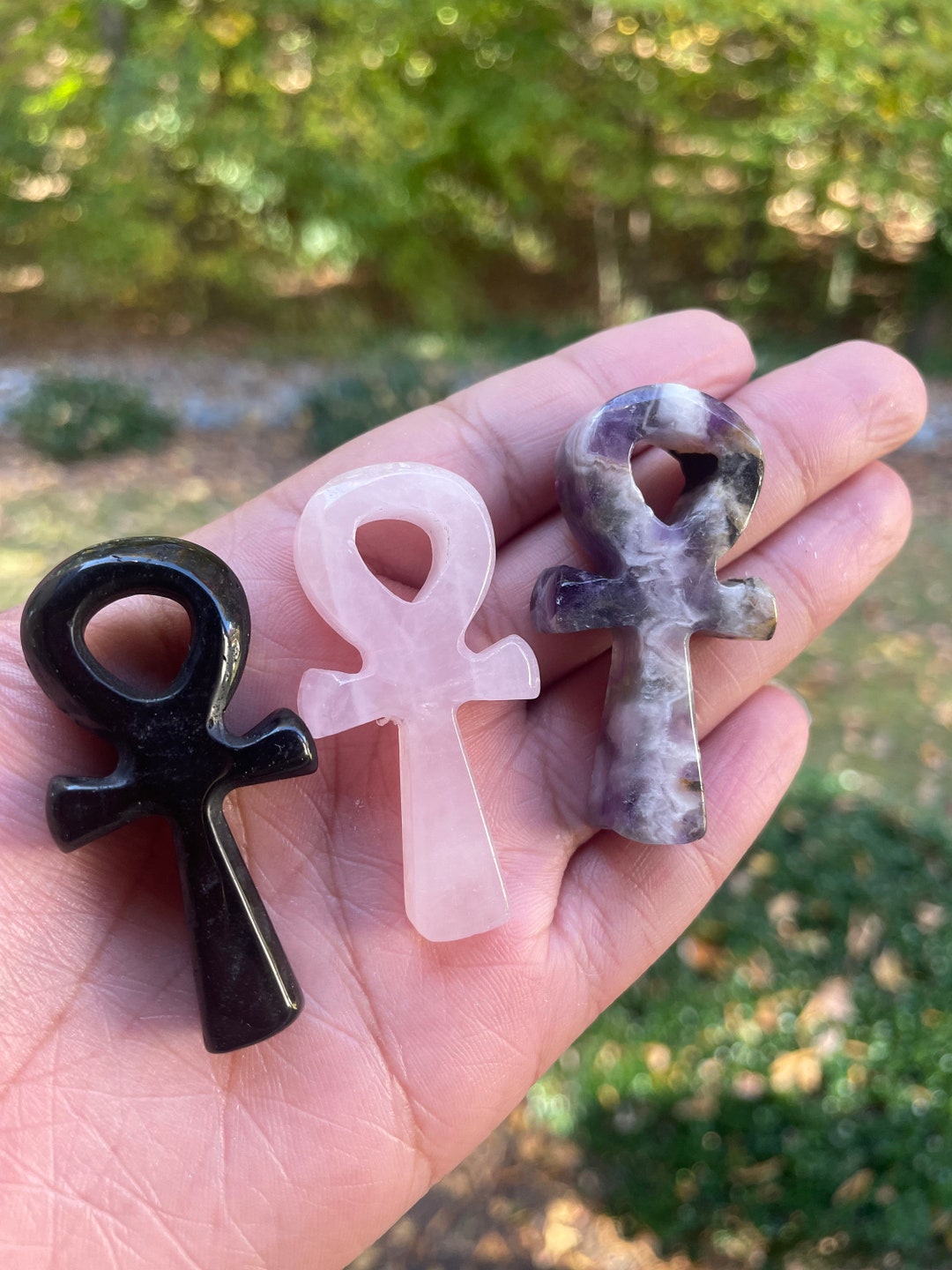 Mini Crystal Ankh - Etsy