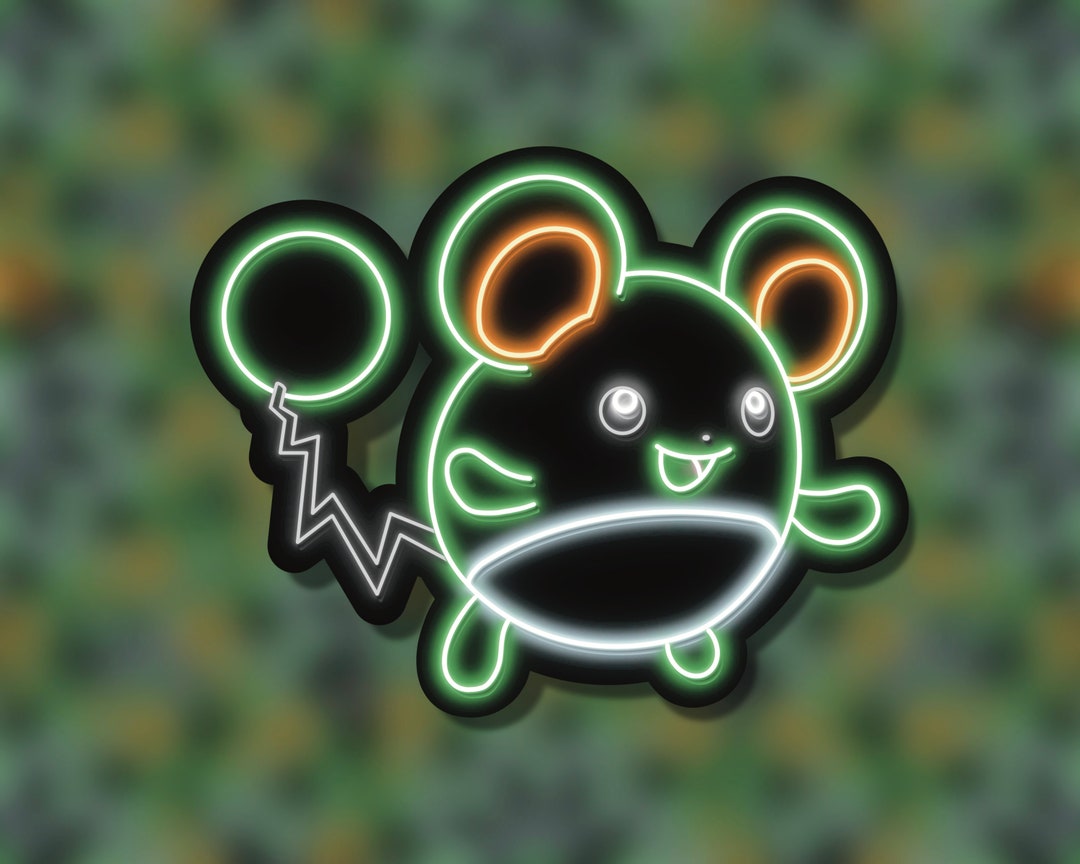 Neon Shiny Marill Pokemon Stickers - Etsy