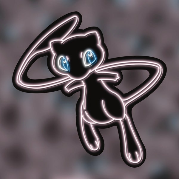 Mew Decal - Etsy