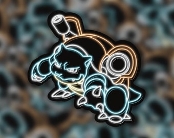 Blastoise Neon Sign - Etsy