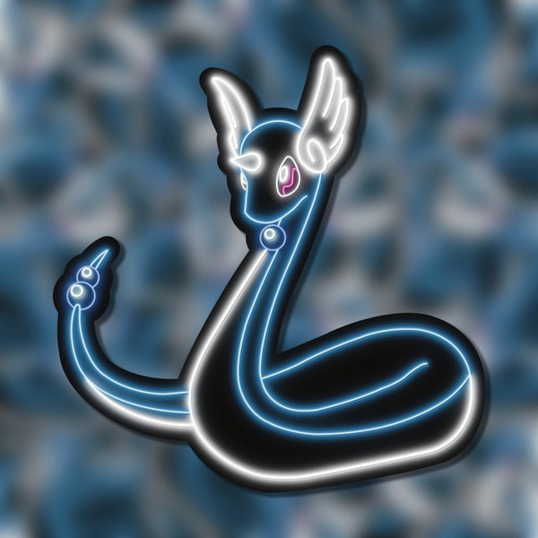 Dragonite Neon - Etsy