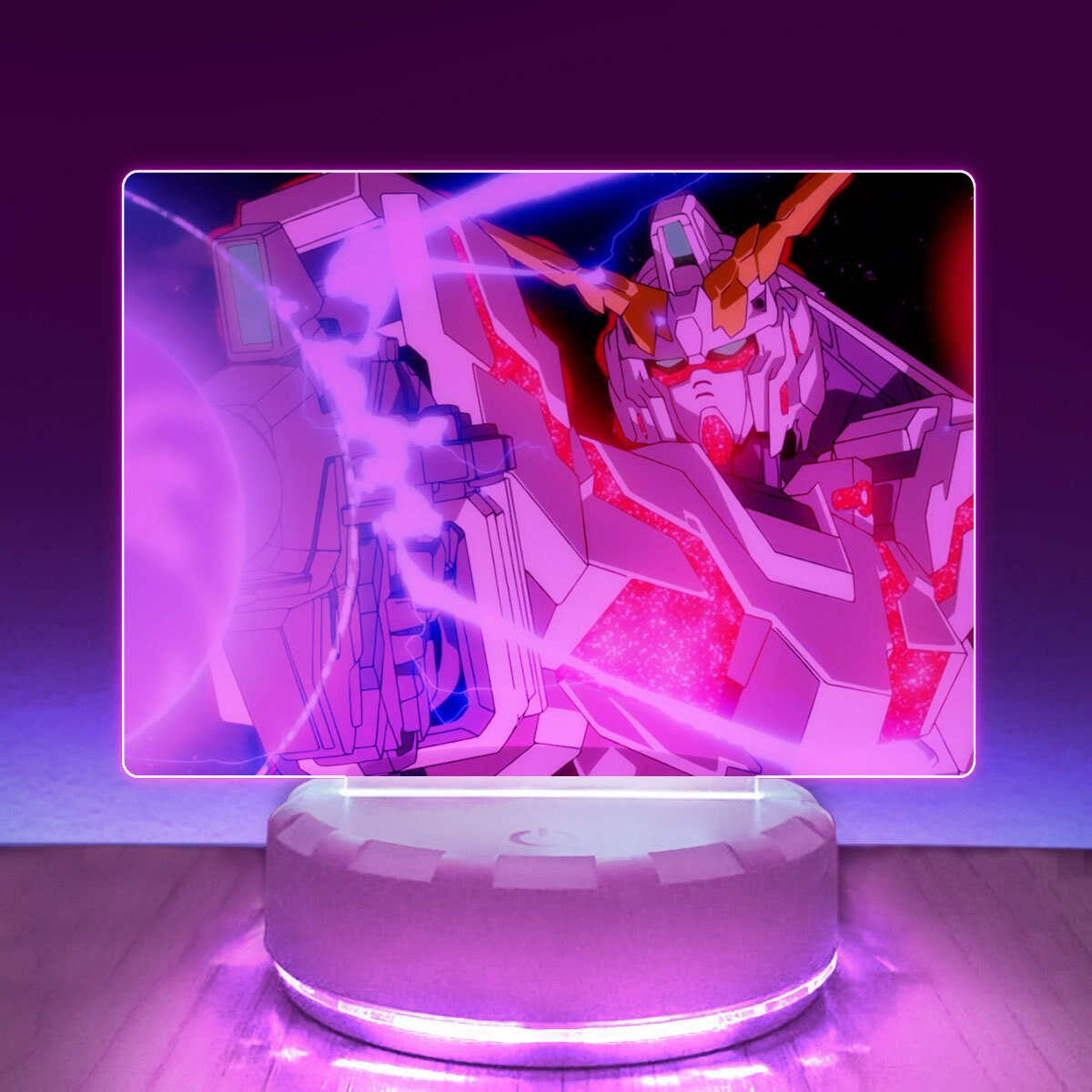 Home & Living Night Lights Lighting Anime Fan Gift Room Decor Gundam ...