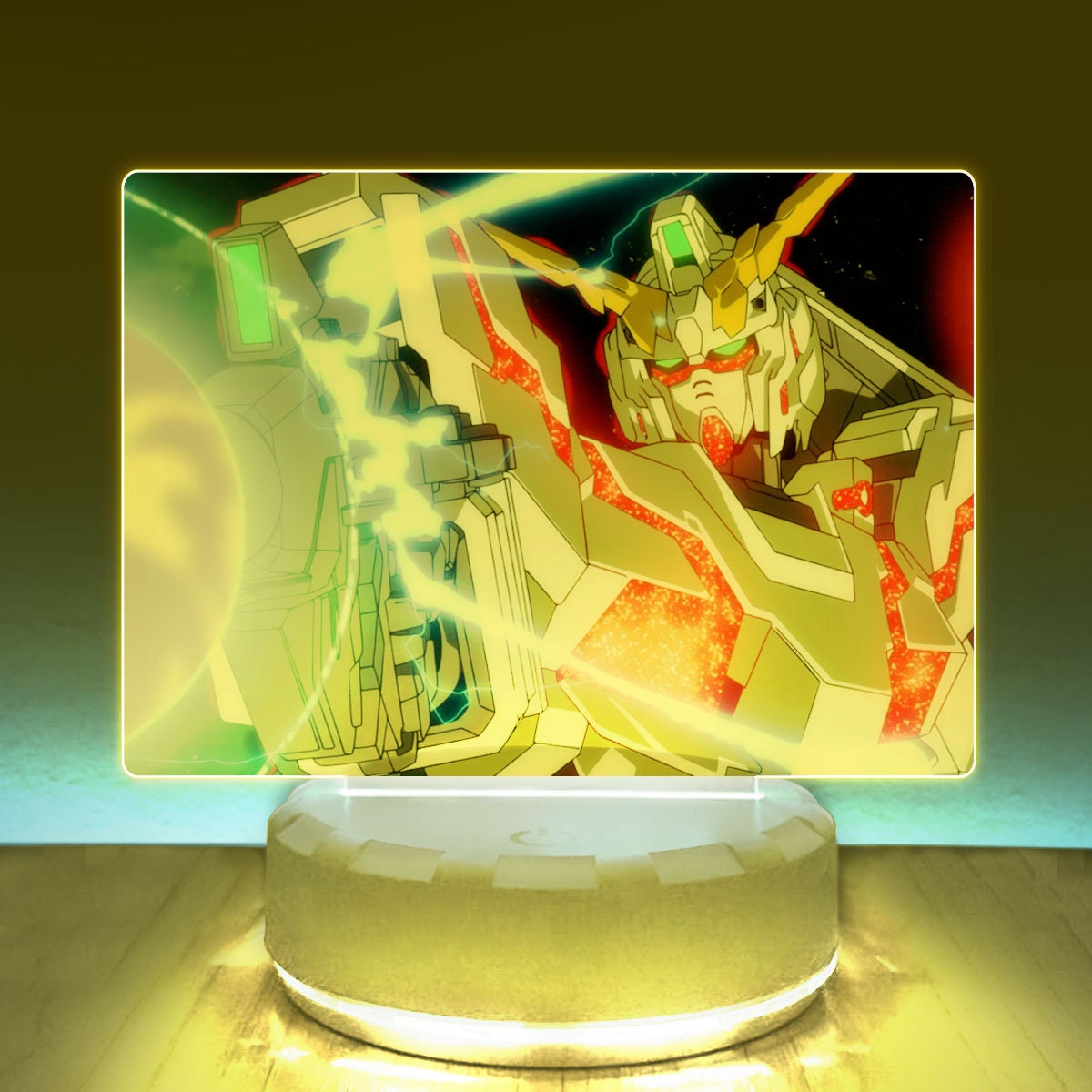 Home & Living Night Lights Lighting Anime Fan Gift Room Decor Gundam ...