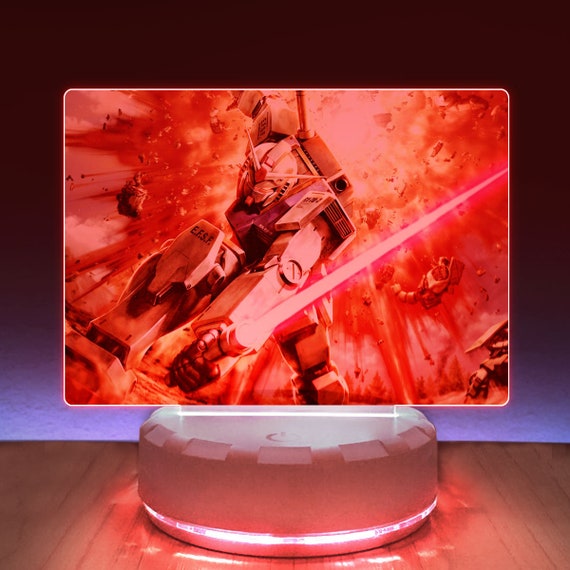 Home & Living Night Lights Lighting Anime Fan Gift Room Decor Gundam ...