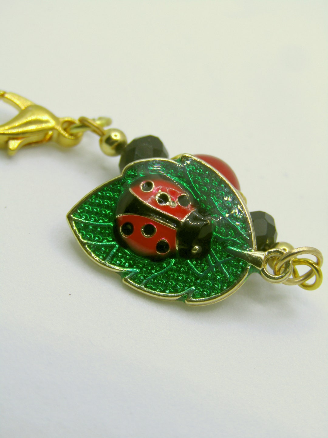 Ladybug Charm, Ladybug Zipper Pull, Ladybug Purse Accessory, Ladybug ...