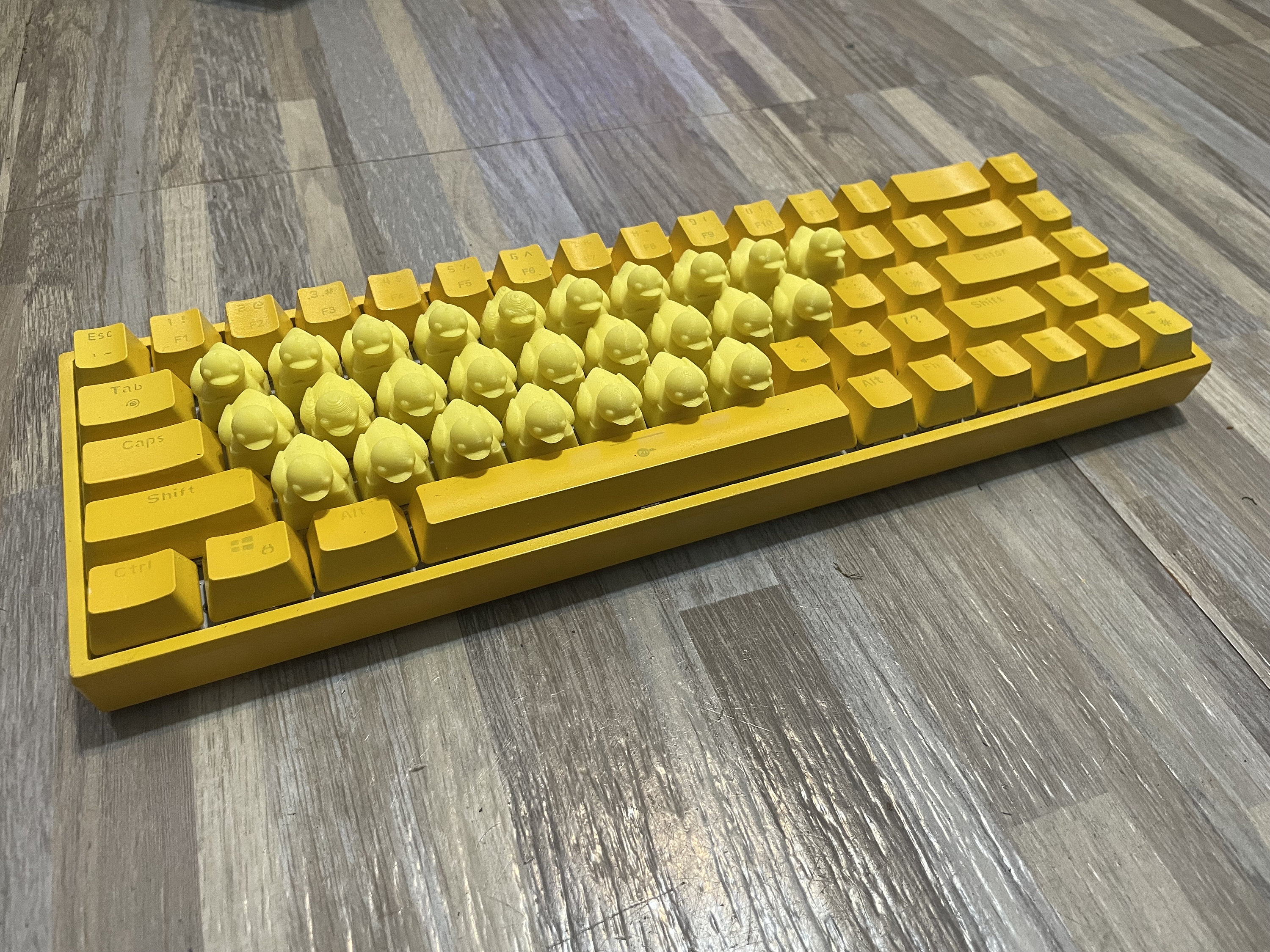3d Printed Duck Keyboard Etsy