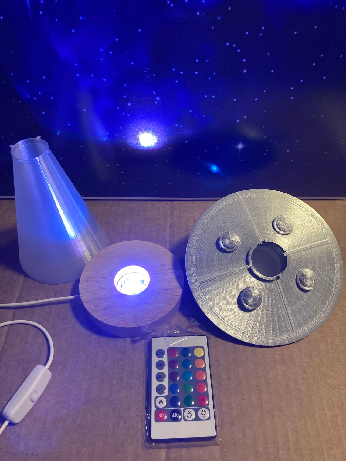 UFO Lamp Space Ship X Files Alien Desk Lamp Table Lamp - Etsy