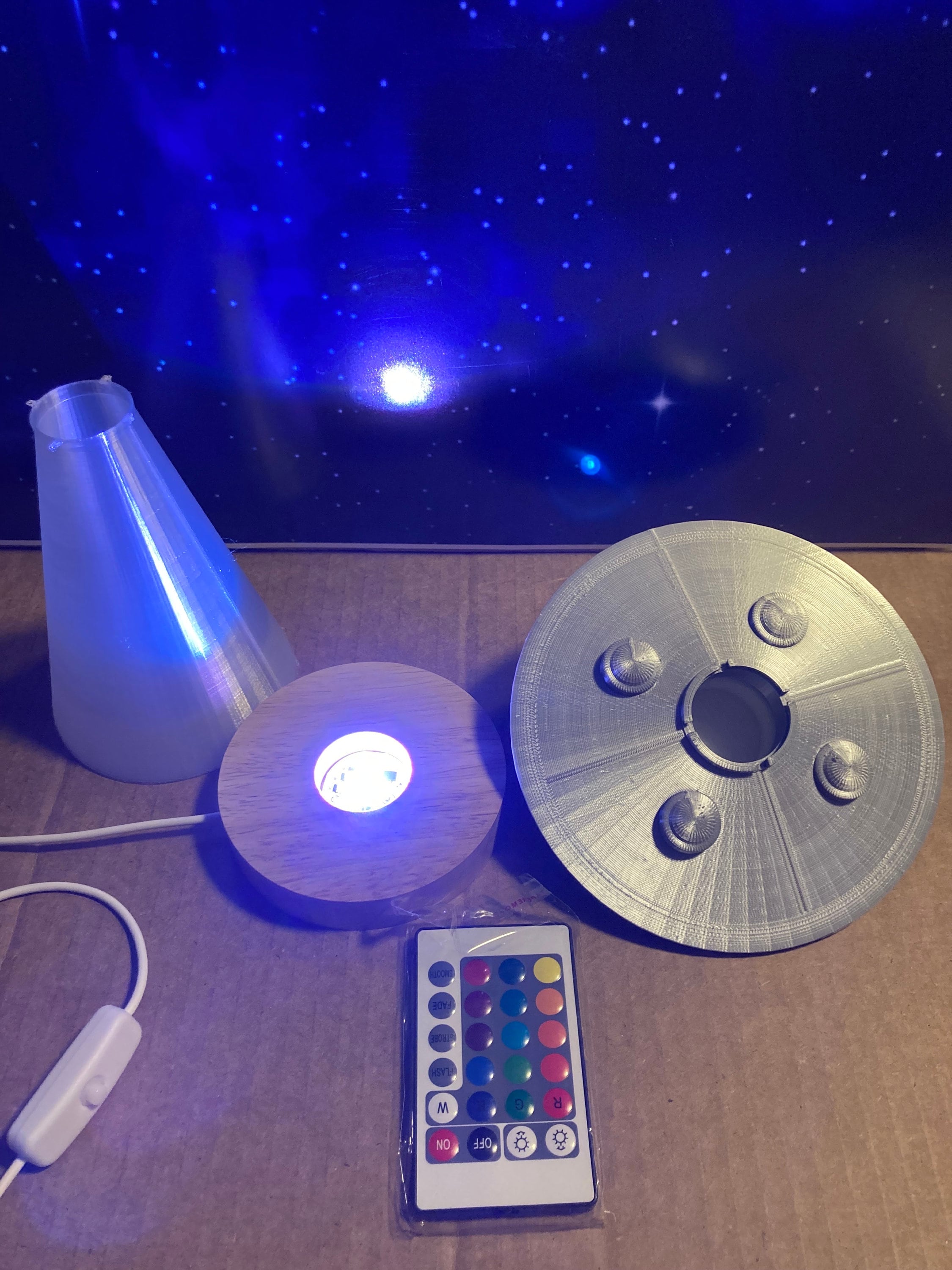 UFO Lamp Space Ship X Files Alien Desk Lamp Table Lamp - Etsy