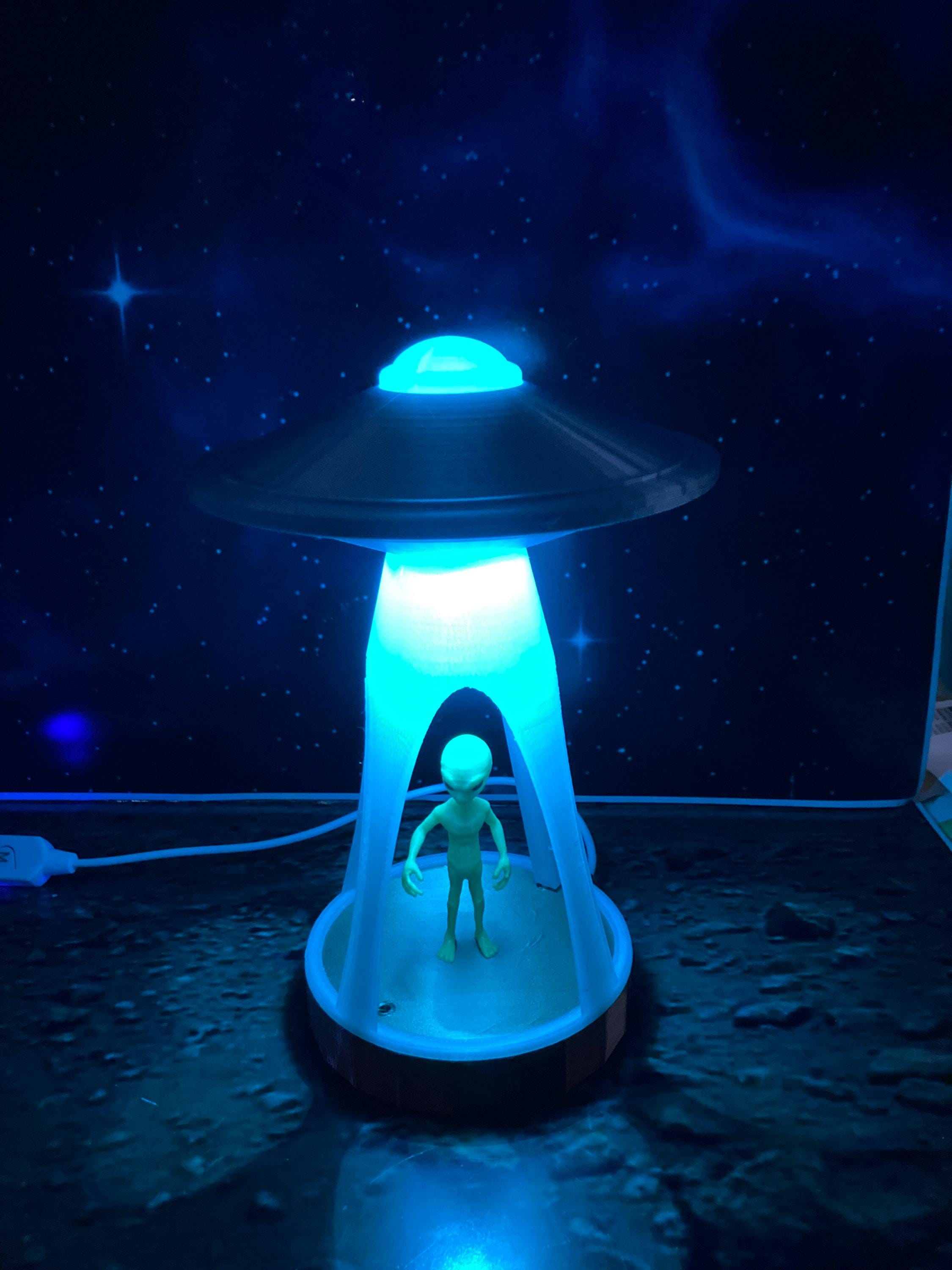 UFO Lamp Space Ship X Files Alien Desk Lamp Table Lamp - Etsy