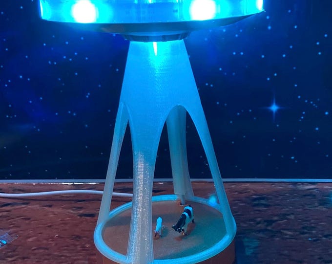 UFO Lamp Space Ship X Files Alien Desk Lamp Table Lamp - Etsy