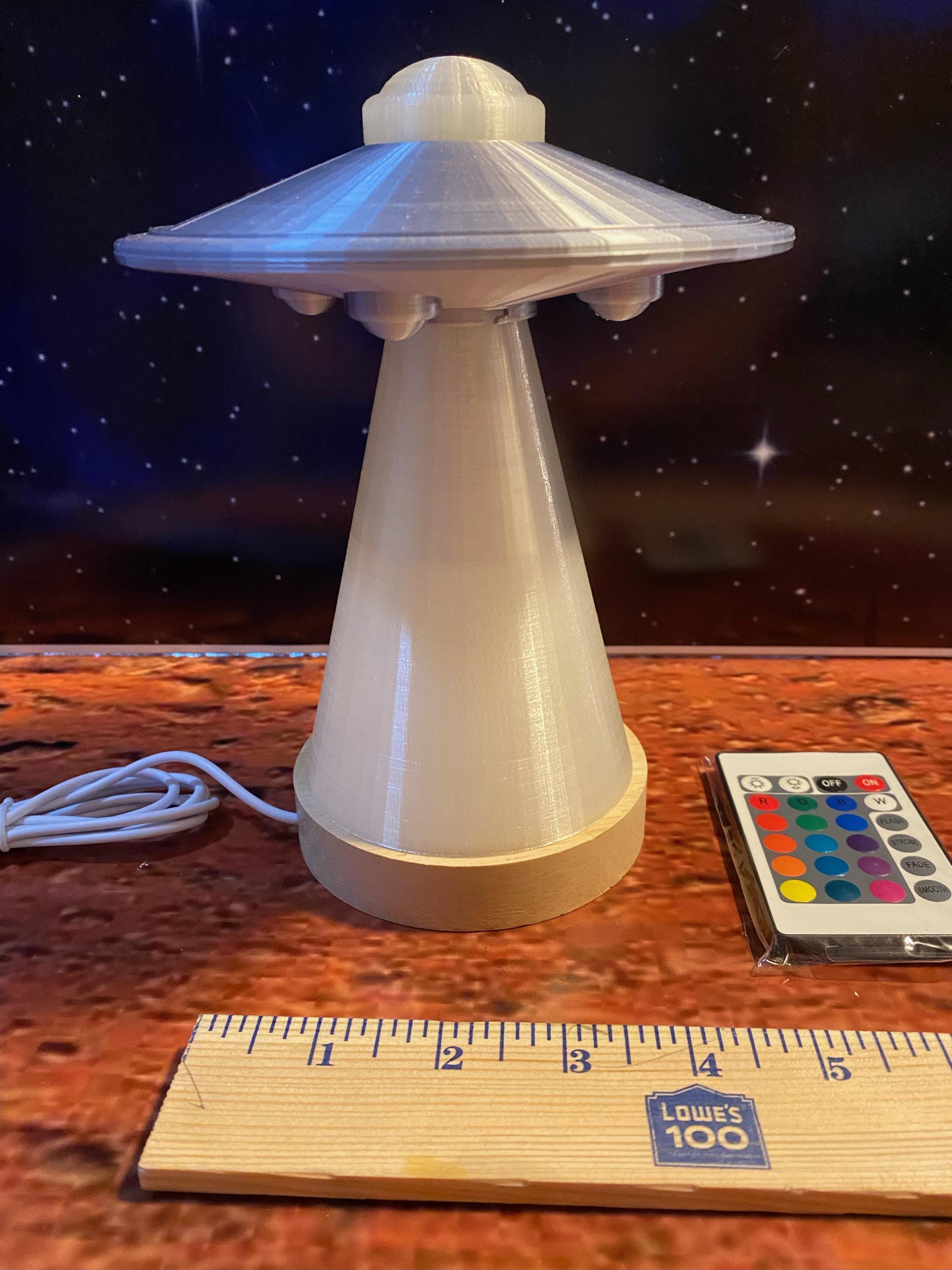 UFO Lamp Space Ship X Files Alien Desk Lamp Table Lamp - Etsy