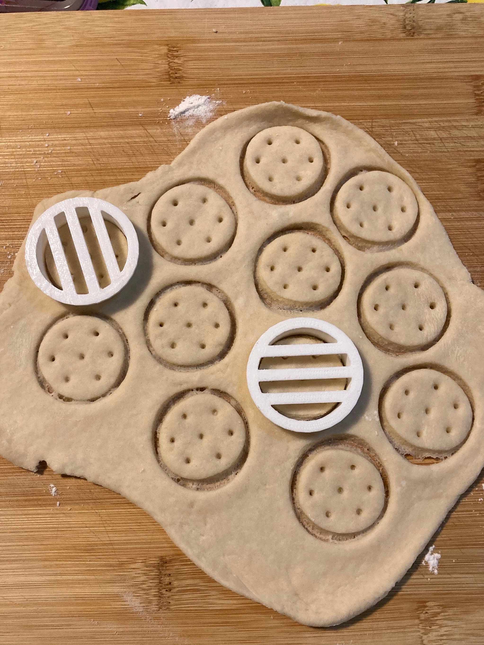 Round Cracker Cutter, 3D Printed With Food Grade PLA - Etsy
