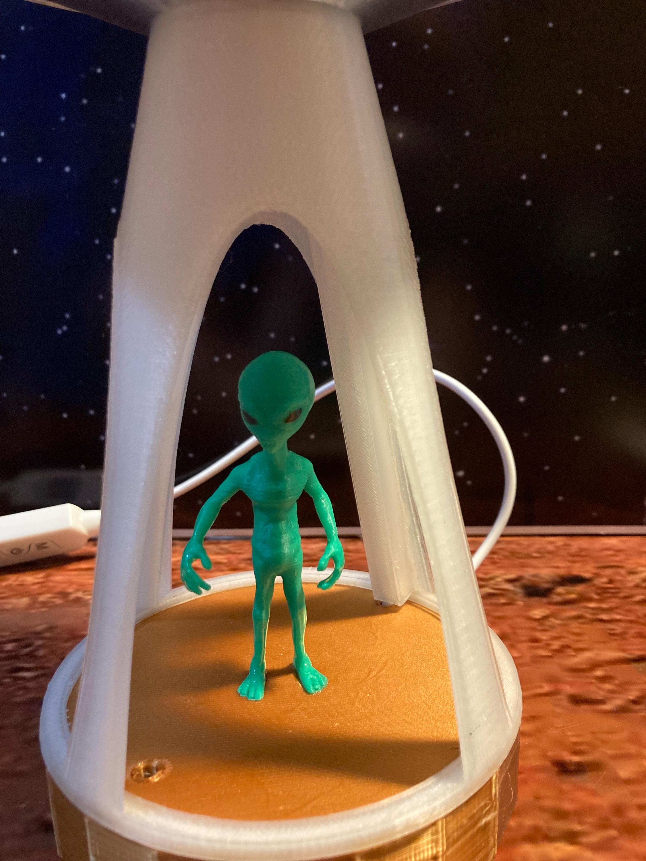 UFO Lamp Space Ship X Files Alien Desk Lamp Table Lamp - Etsy