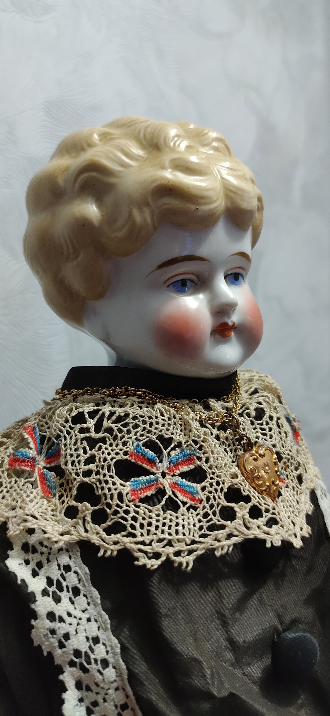 Antique Vintage German China Head Doll 22" ABG?? - Etsy