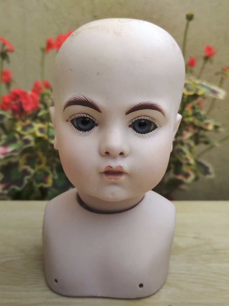 Bru Vintage Antique French Doll Shoulderhead Reproduction Etsy