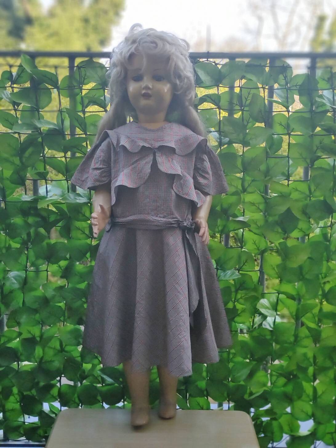 Large Life Size 36 Vintage Mistery Composition Doll - Etsy