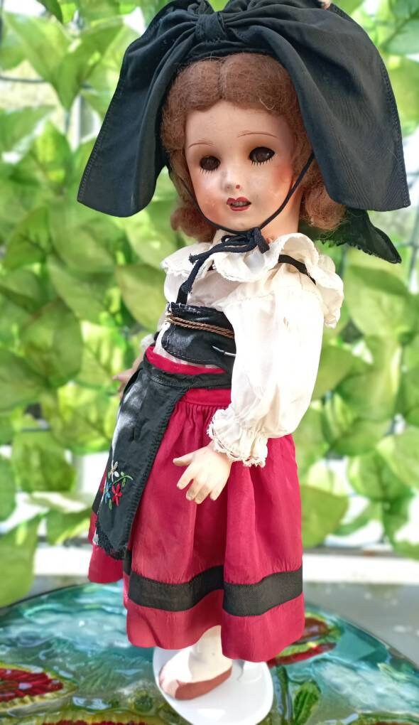 French Antique Composition Doll 14 Unis France 35cm - Etsy