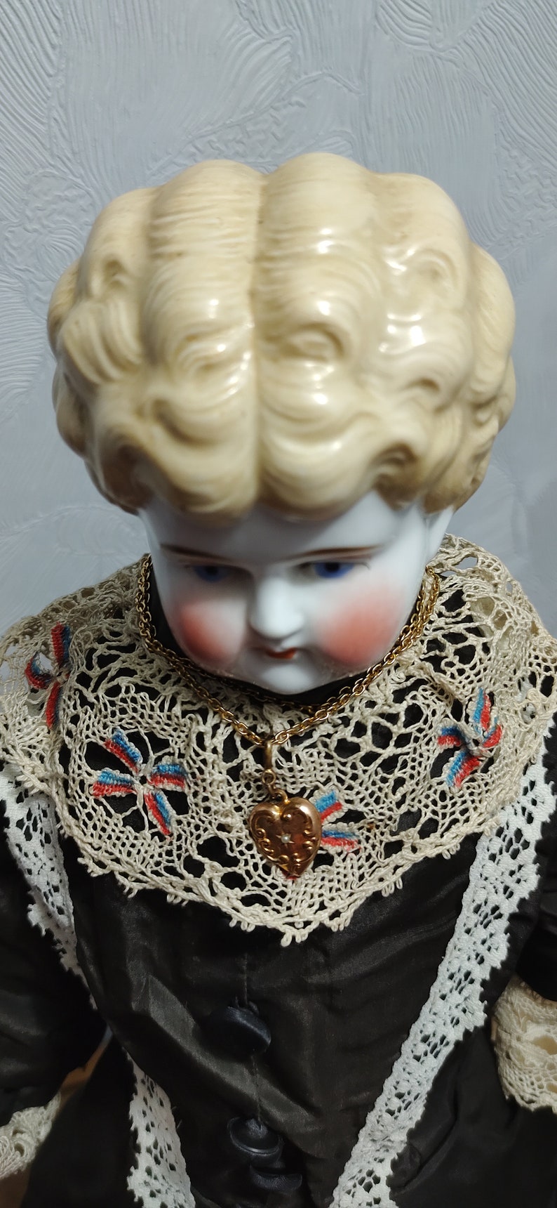 Antique Vintage German China Head Doll 22 ABG - Etsy