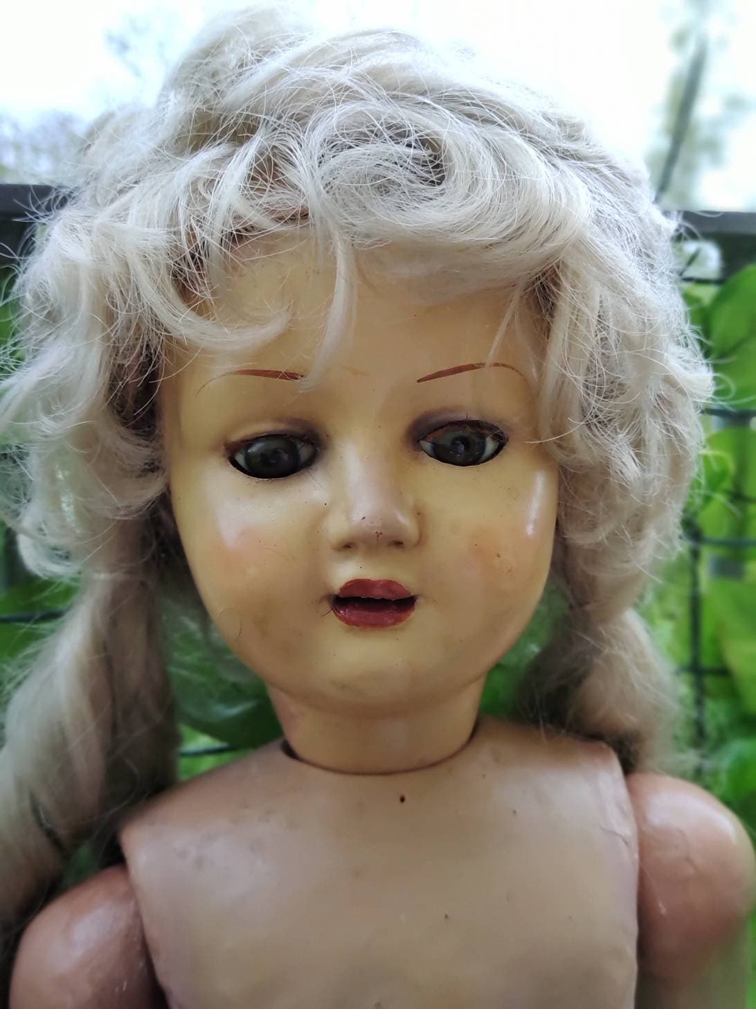 Large Life Size 36 Vintage Mistery Composition Doll - Etsy