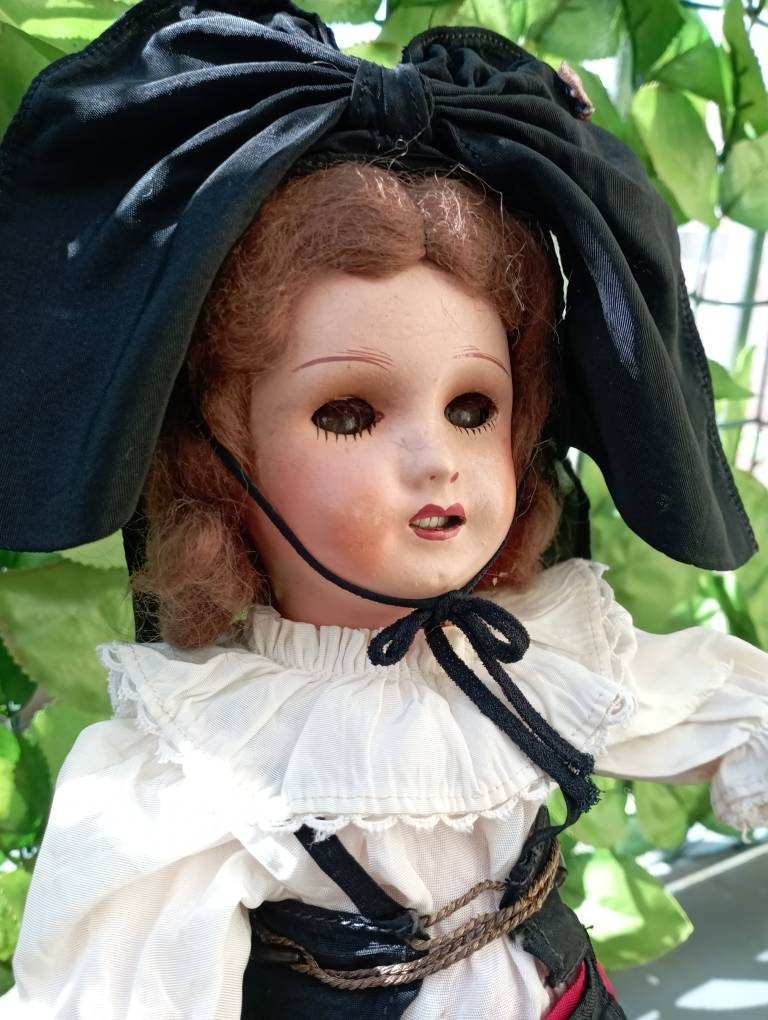 French Antique Composition Doll 14 Unis France 35cm - Etsy