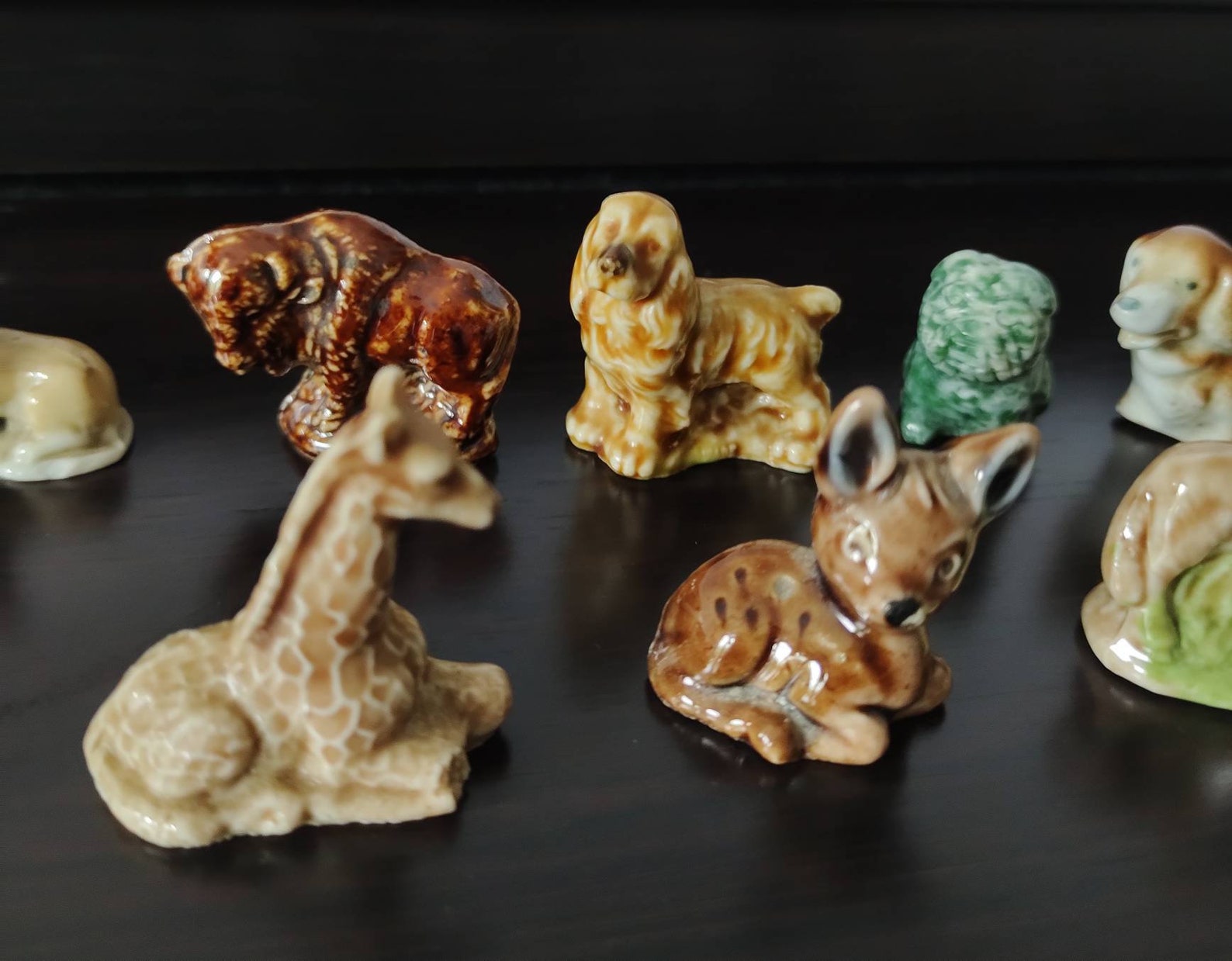 Vintage Glass Display Wall Cabinet With Wade Collection - Etsy