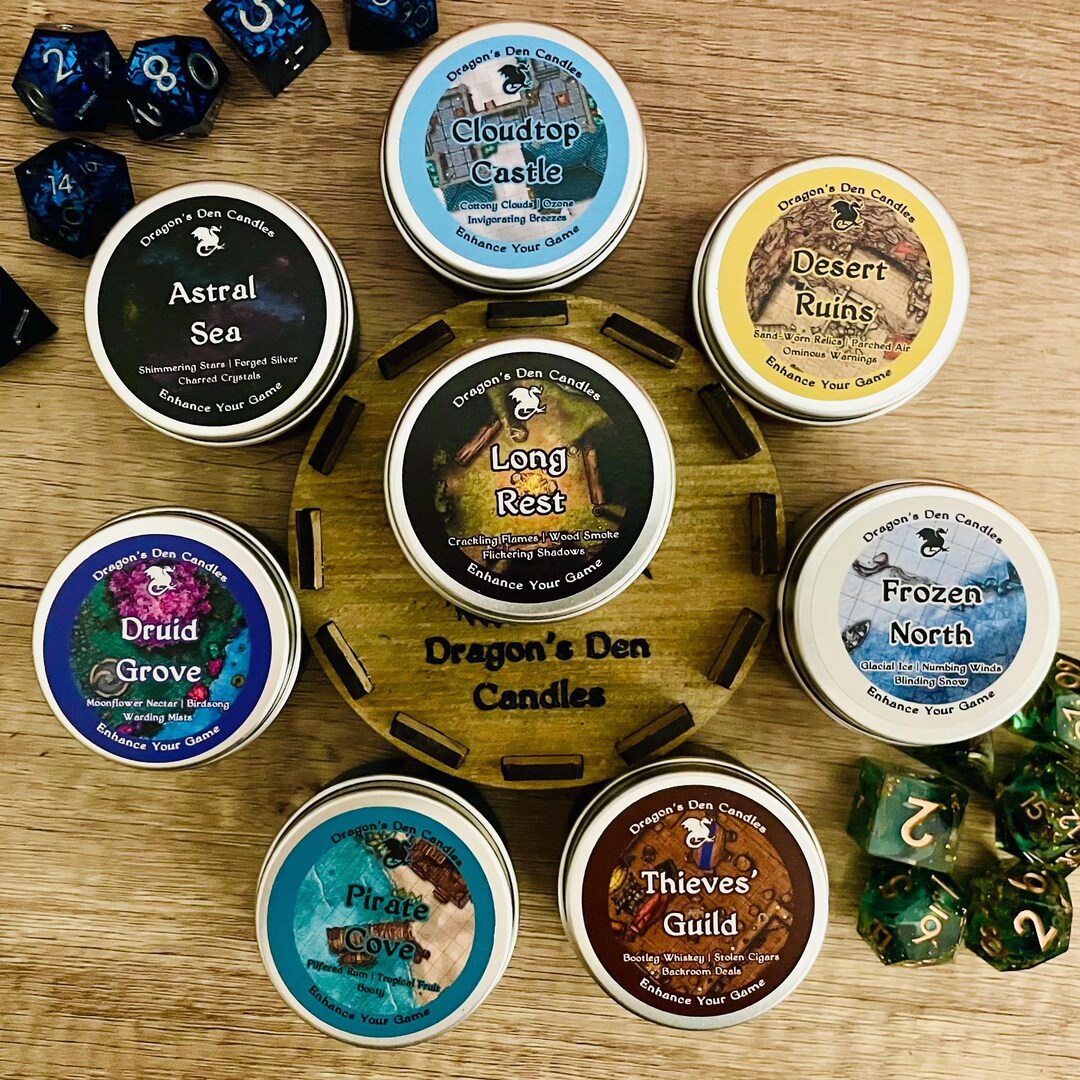 The Campaign 3 Sampler Set | Soy Candle | Dnd Candle | Fantasy | Gamer ...