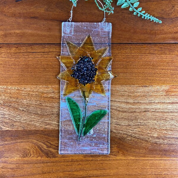 Fused Glass Suncatcher - Etsy