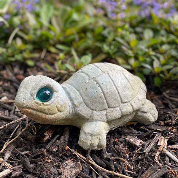 Concrete Turtle - Etsy