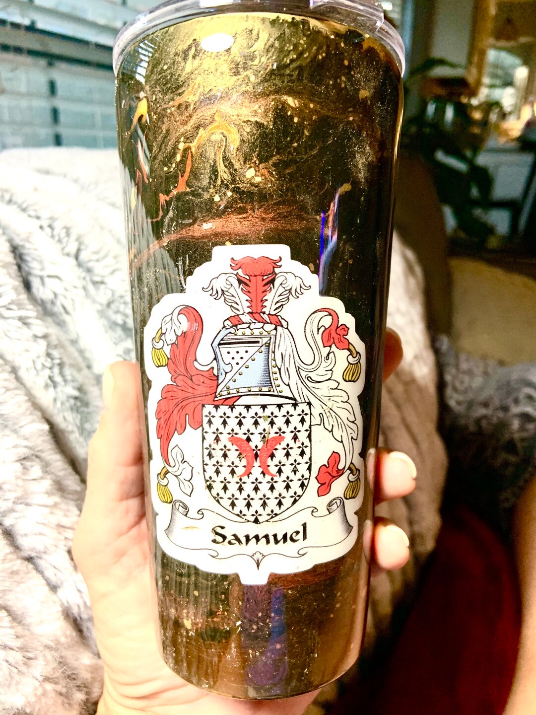 Custom Samuel Family Crest 20 Oz Tumbler - Etsy